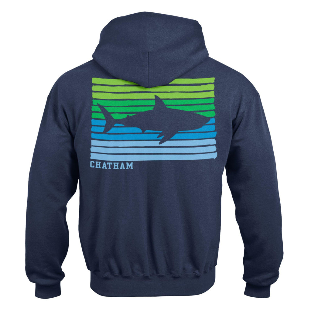 Youth Stripe Shark Hood – Chatham Clothing Bar