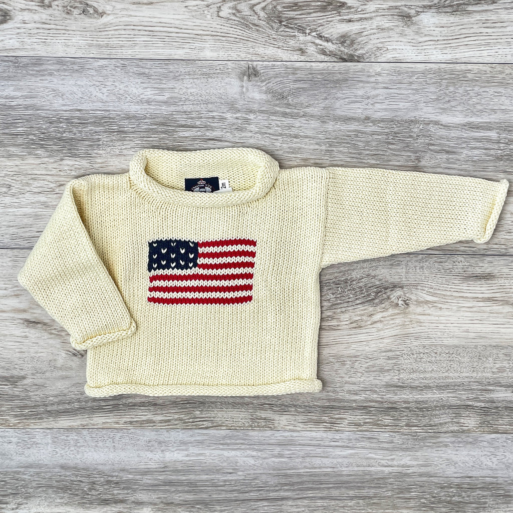 American Flag Rollneck Sweater – Chatham Clothing Bar